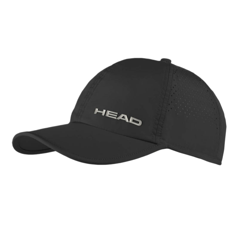 HEAD Pro Player Cap Black Lightweight Tennis Cap | Gem Sports